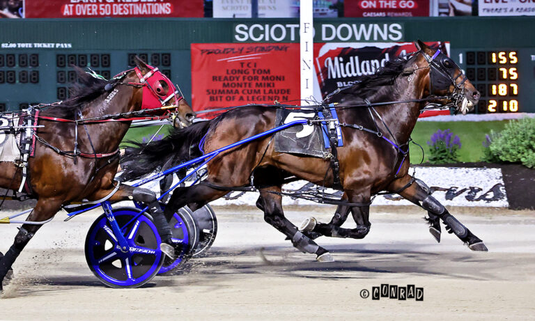 Carbine whiskers out PJ Lou in Scioto feature – U.S. Trotting News